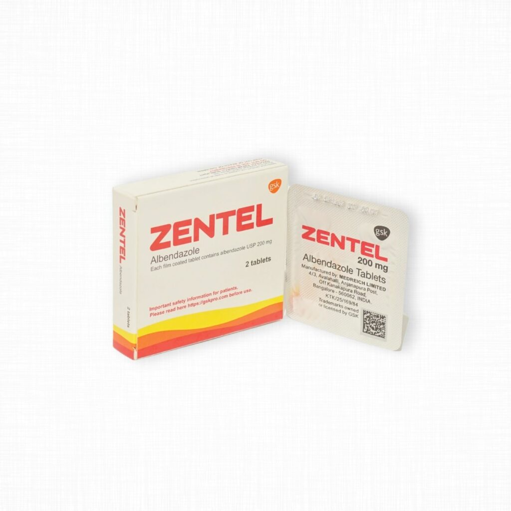 Zentel 400mg tab | Scab Pharmacy Limited