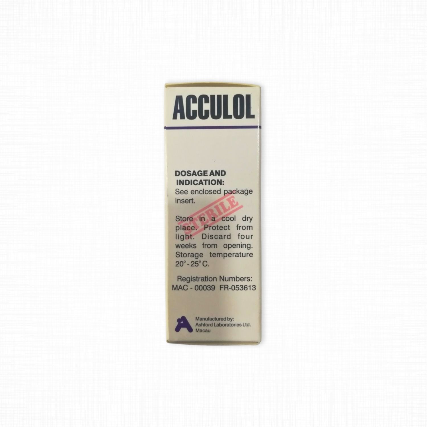 Acculol Eye Drop | Scab Pharmacy Limited