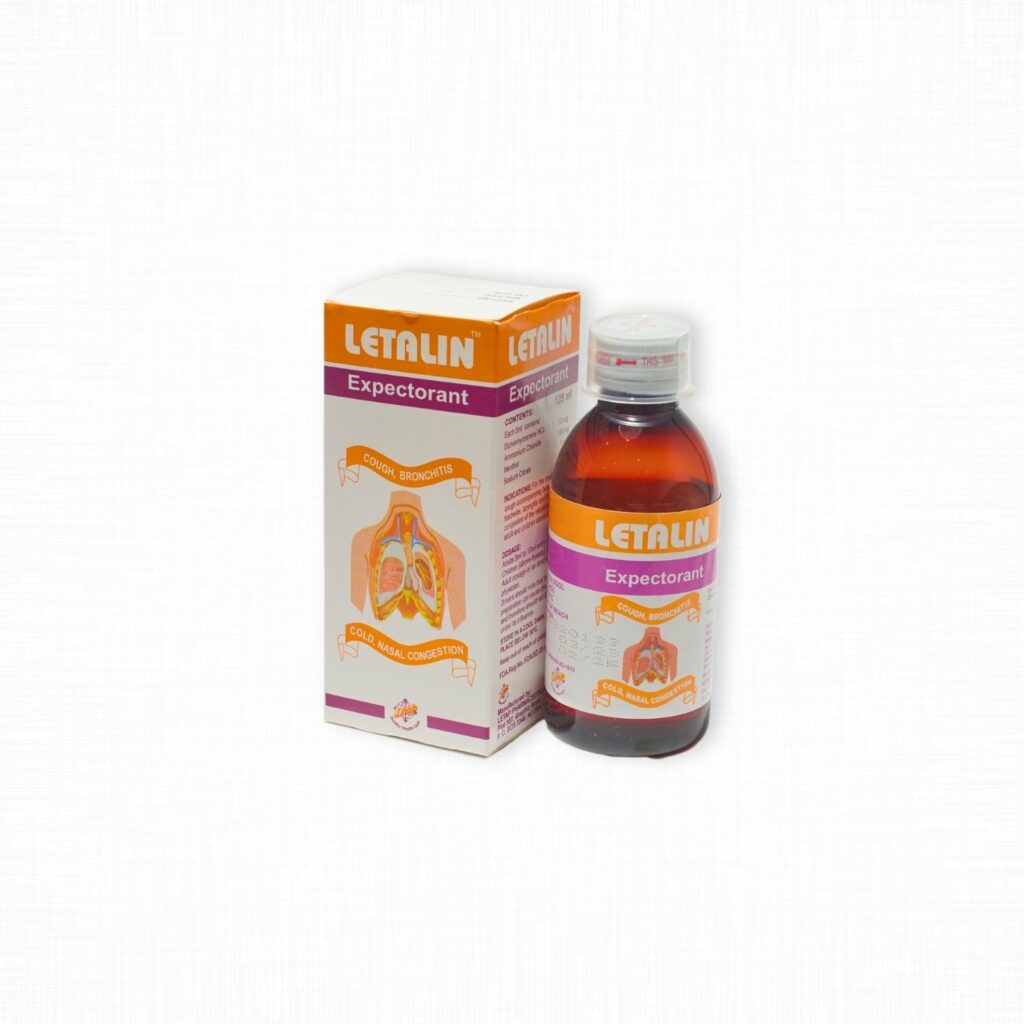 Letalin Cough Expectorant Syrup | Scab Pharmacy Limited