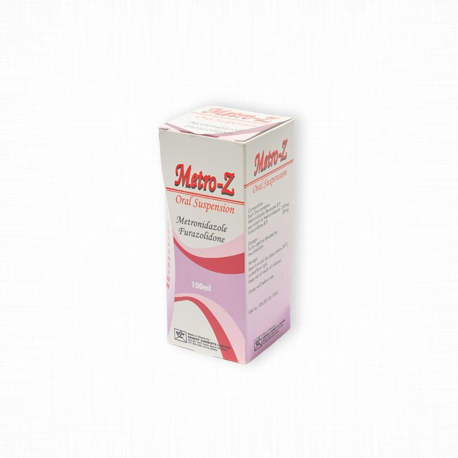 Metro-Z Susp 100 ML | Scab Pharmacy Limited