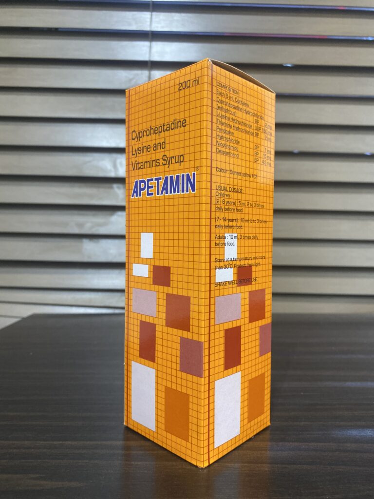 Apetamin Syrup - Scab Pharmacy Limited