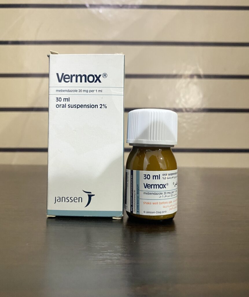 Vermox Suspension - Scab Pharmacy Limited