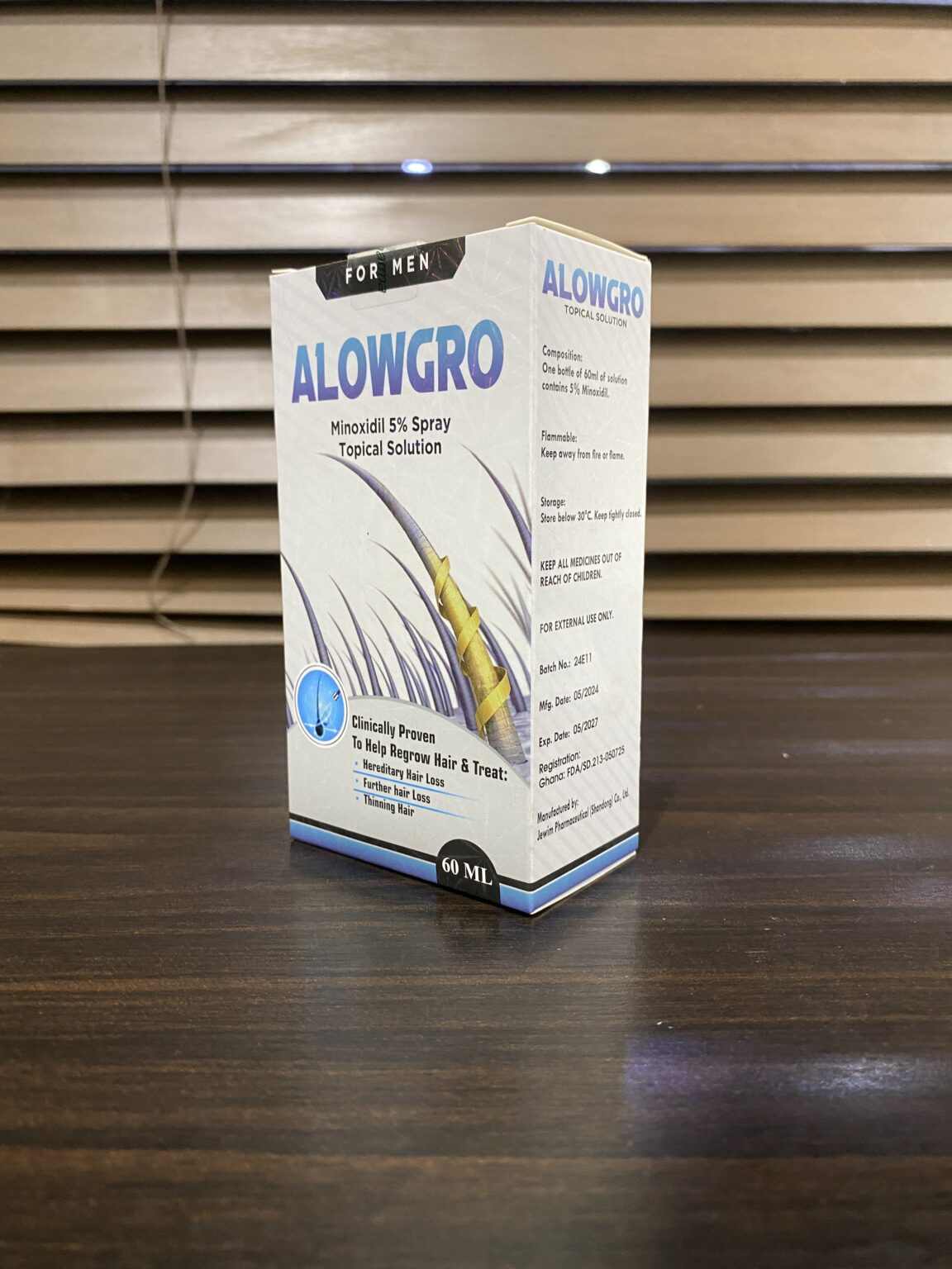 Alowgro [Minoxidil] Spray - Scab Pharmacy Limited