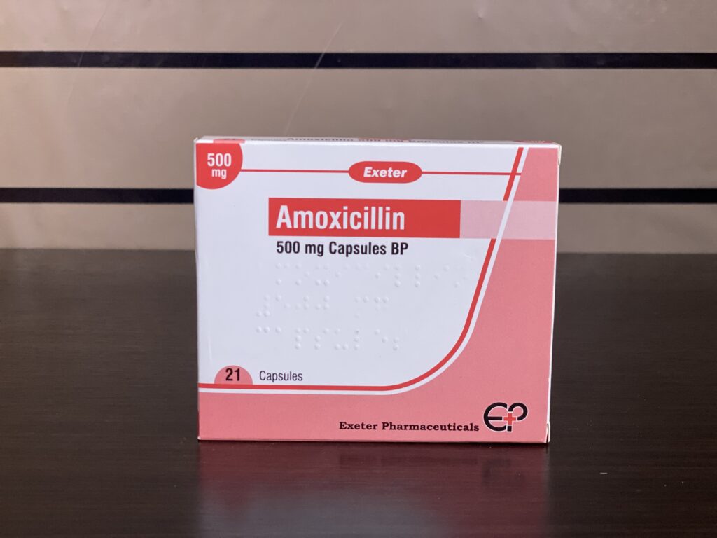 Amoxicillin [Exeter] Capsules 500mg 21's - Scab Pharmacy Limited