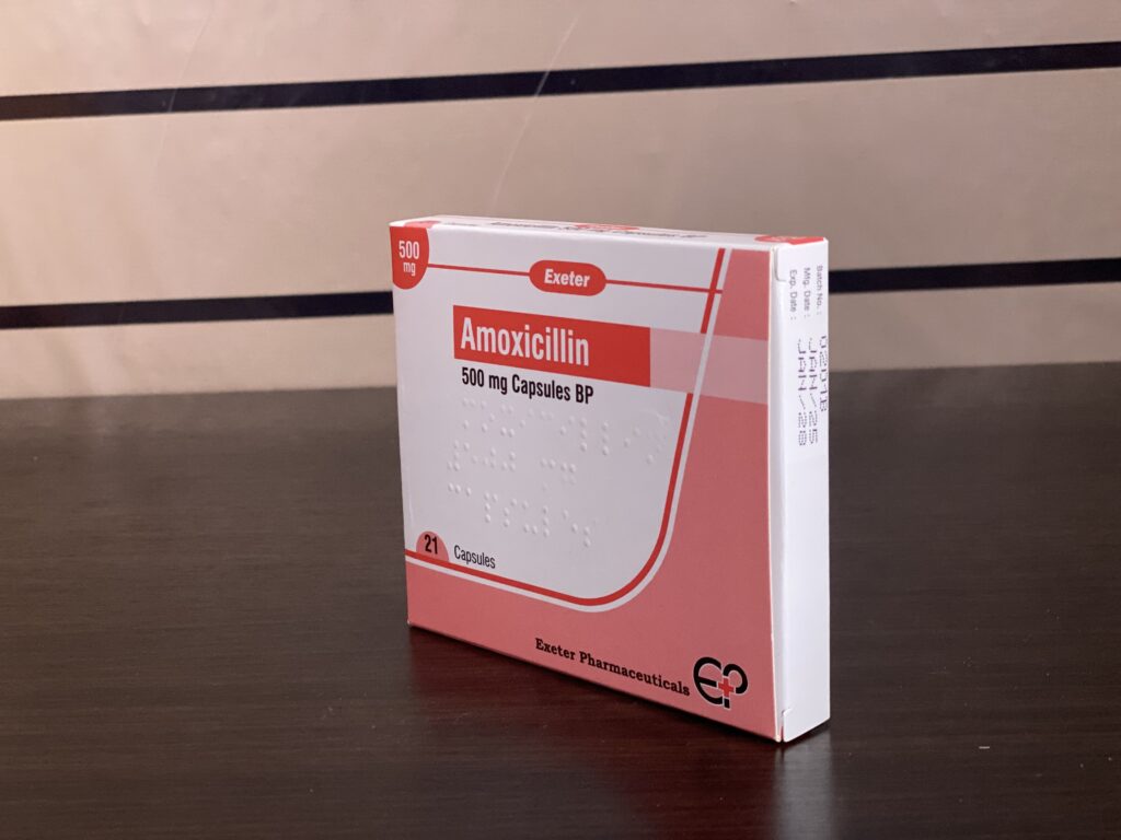Amoxicillin [Exeter] Capsules 500mg 21's - Scab Pharmacy Limited