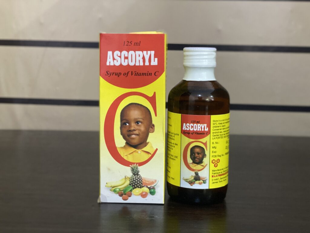 Ascoryl Vitamin C Syrup - Scab Pharmacy Limited