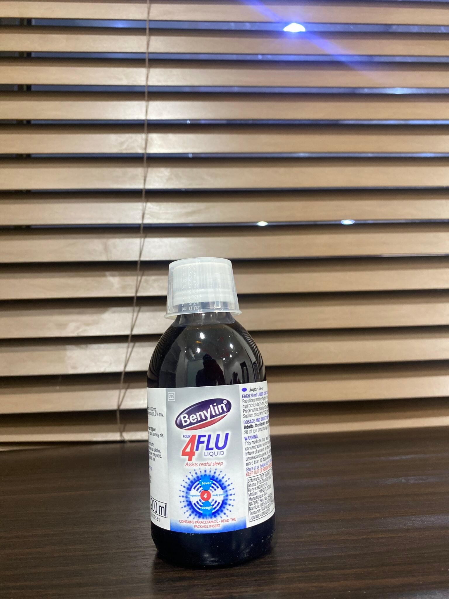 Benylin 4 Flu Syrup 200ml - Scab Pharmacy Limited