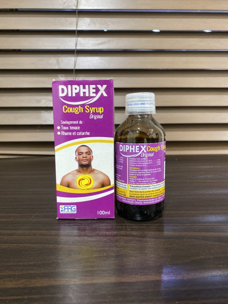 Diphex Cough Syrup Adult - Scab Pharmacy Limited