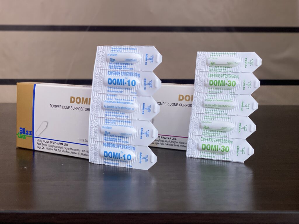 Domi [Domperidone] Suppository - Scab Pharmacy Limited
