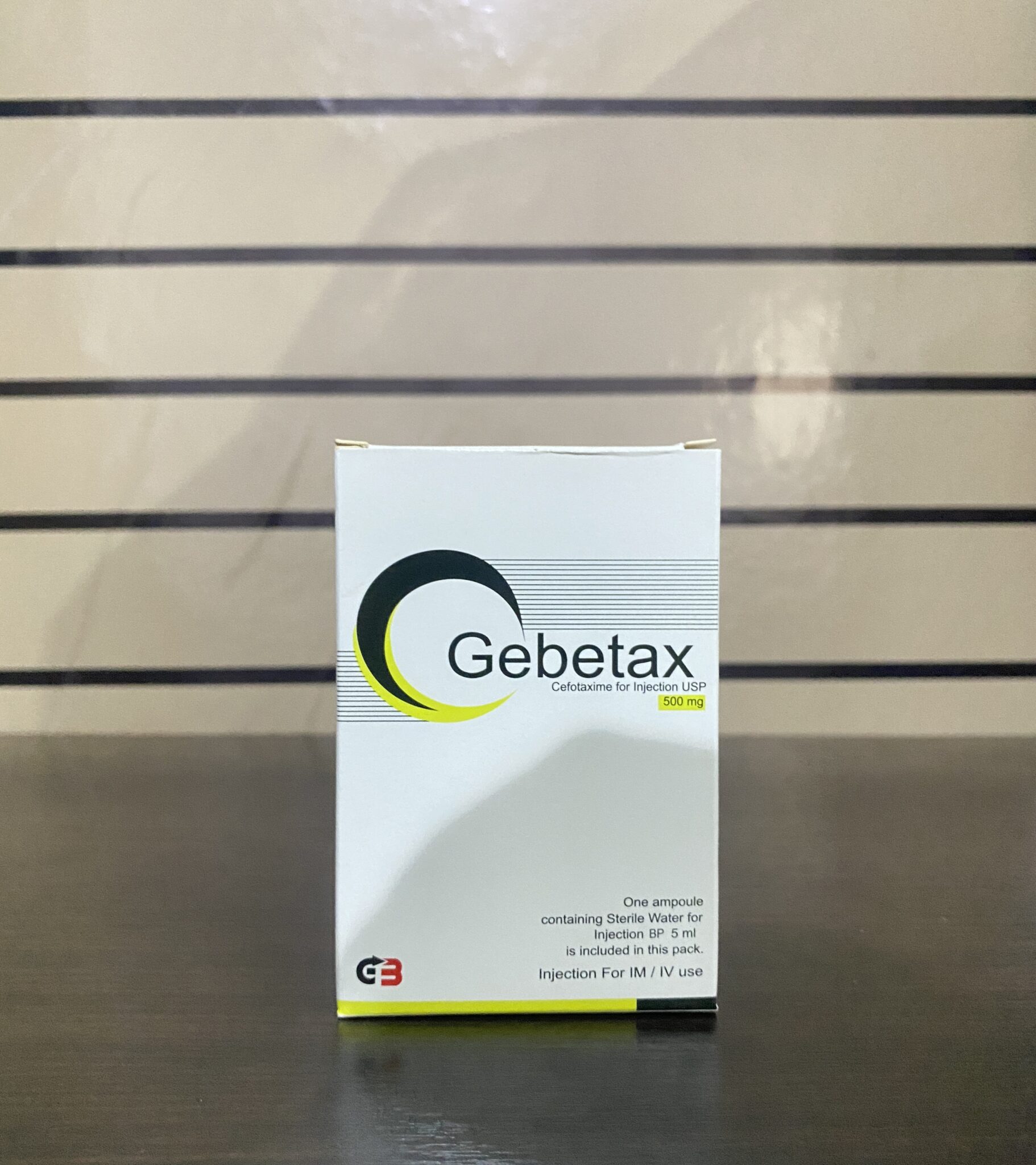GEBETAX 500mg [Cefotaxime] Injection - Scab Pharmacy Limited