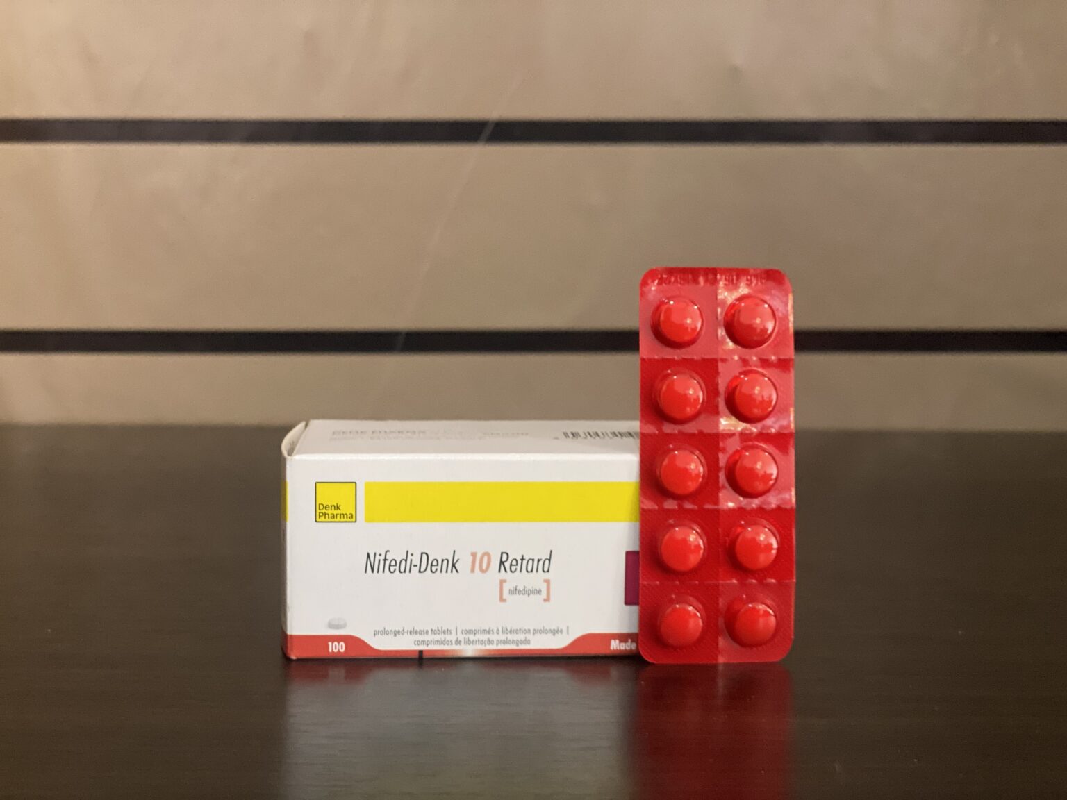 Nifedi-Denk 10mg/20mg Tablet - Scab Pharmacy Limited