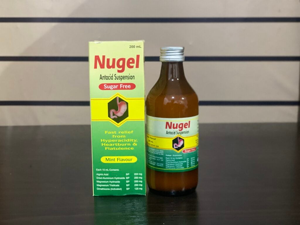 Nugel Antacid Suspension - Scab Pharmacy Limited