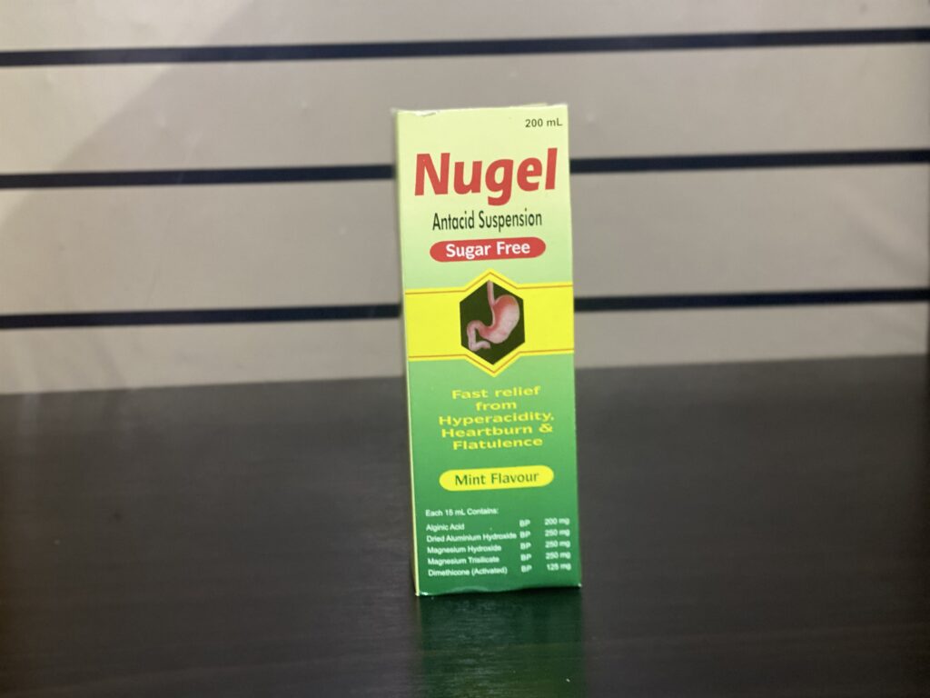 Nugel Antacid Suspension - Scab Pharmacy Limited