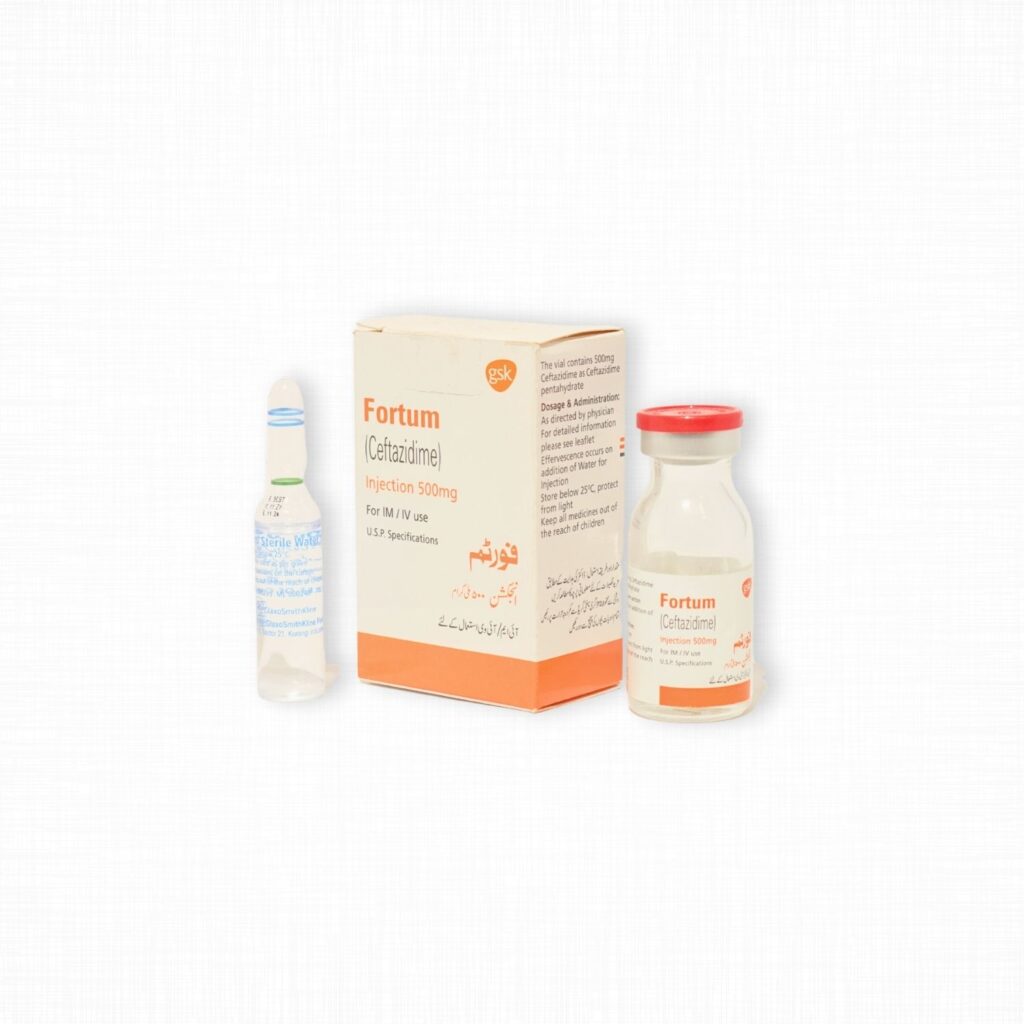 Ceftazidime [Fortumg] Injection 500mg - Scab Pharmacy Limited