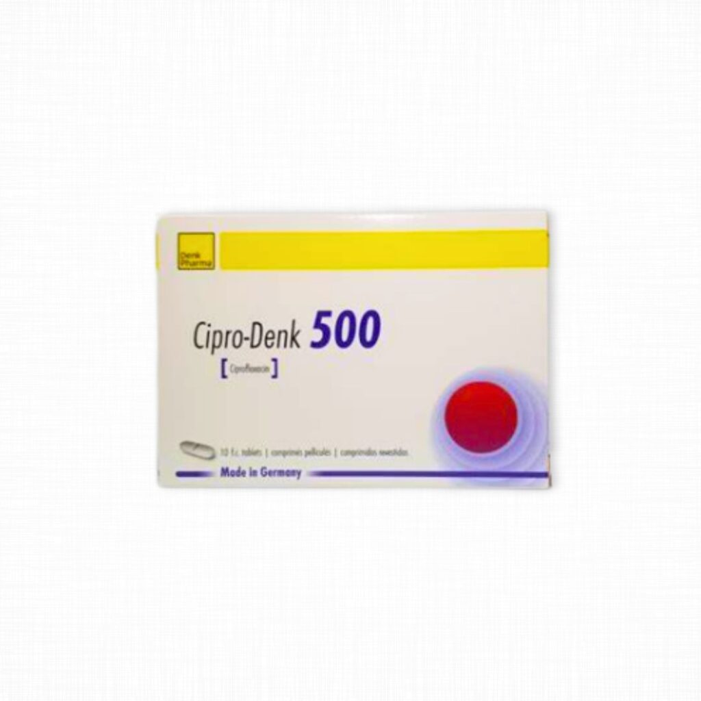 Cipro [Denk] 500mg-750mg Tablet - Scab Pharmacy Limited