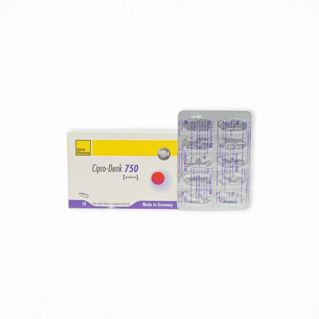 Cipro [Denk] 500mg-750mg Tablet - Scab Pharmacy Limited