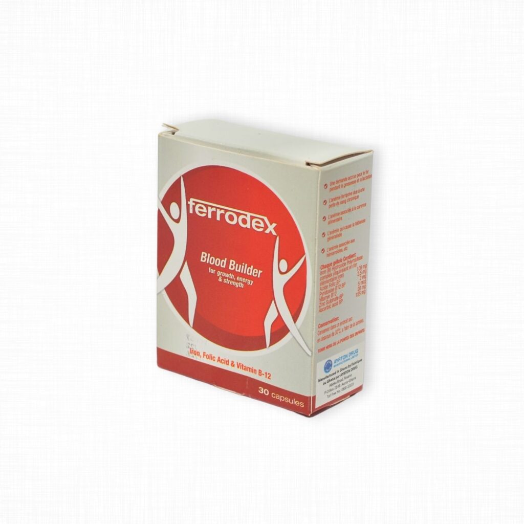 Ferrodex Capsules 30's - Scab Pharmacy Limited