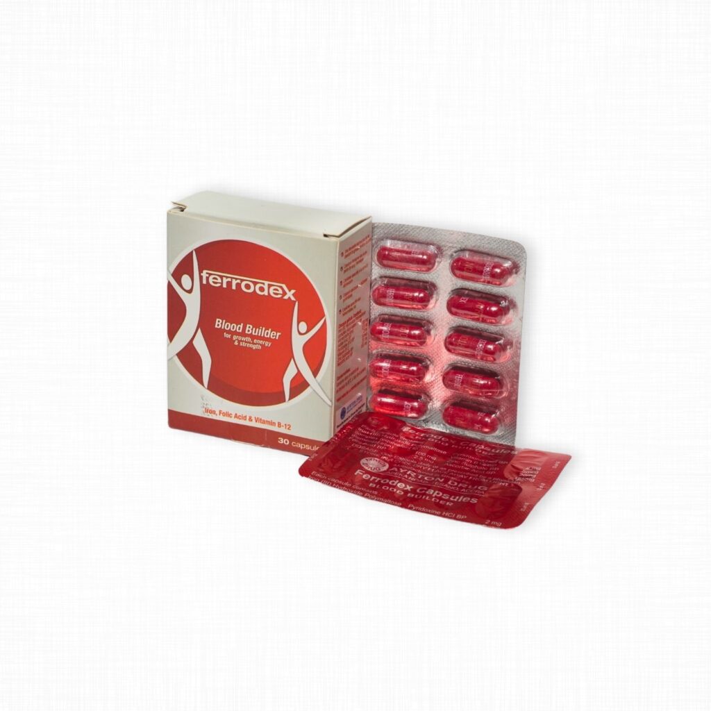 Ferrodex Capsules 30's - Scab Pharmacy Limited