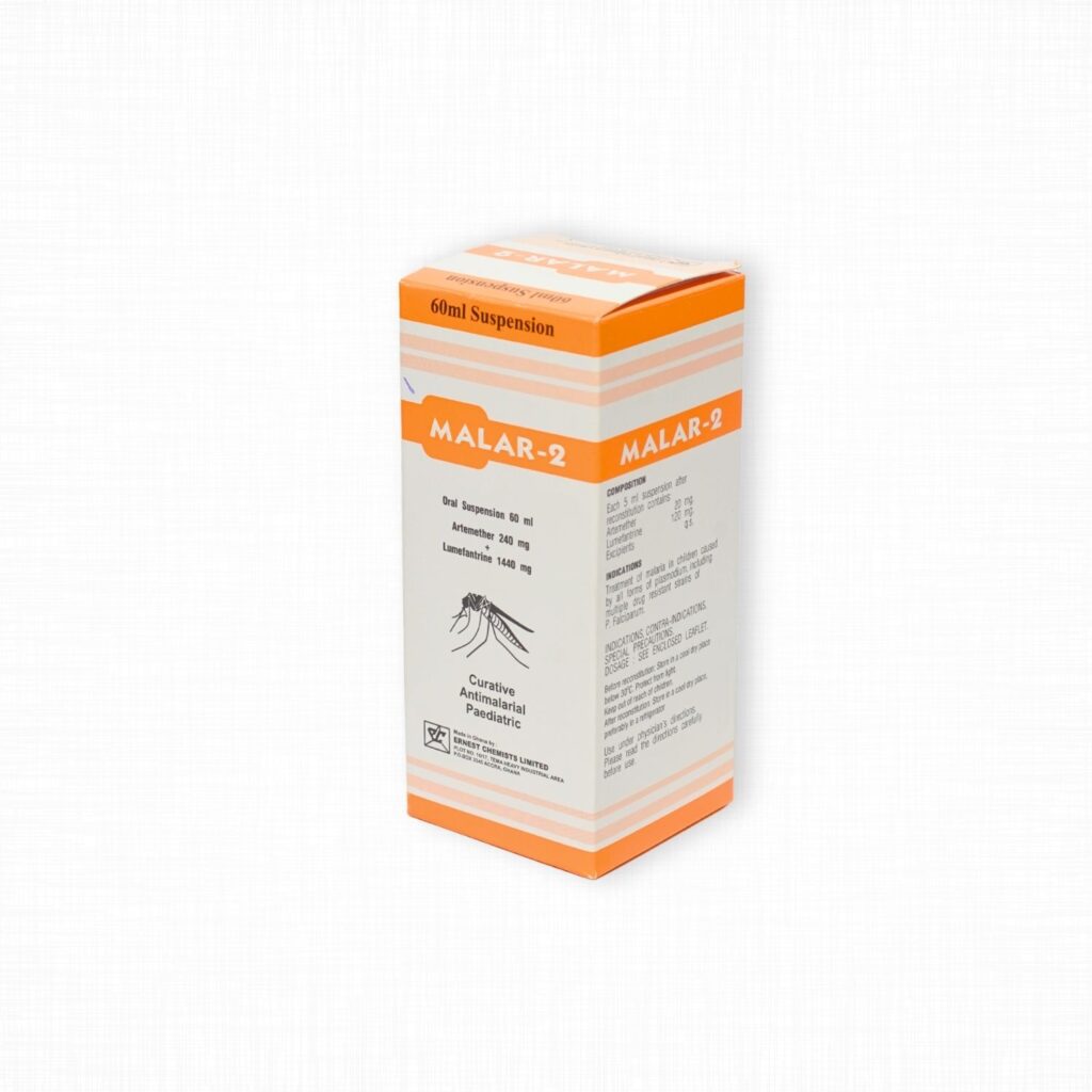 Malar 2 Suspension 60ml - Scab Pharmacy Limited
