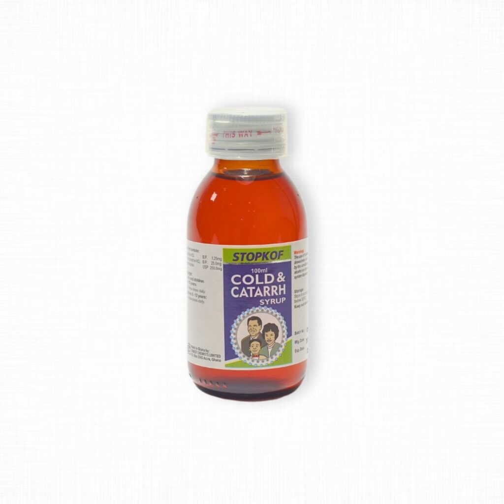 Stopkof Cold and Catarrh 100ml - Scab Pharmacy Limited