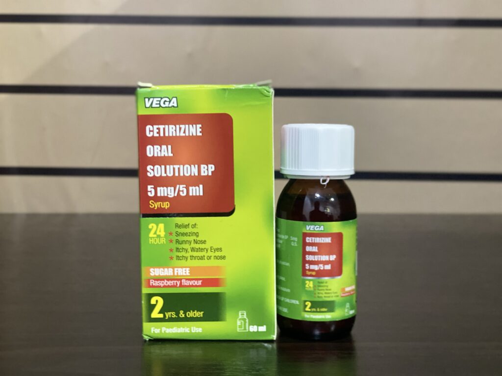 Cetrizine 5mg/5ml Oral Solution - Scab Pharmacy Limited