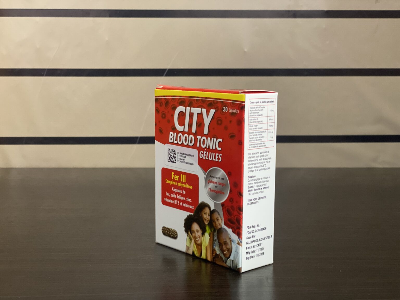 City Blood Tonic Capsules 30’s - Scab Pharmacy Limited
