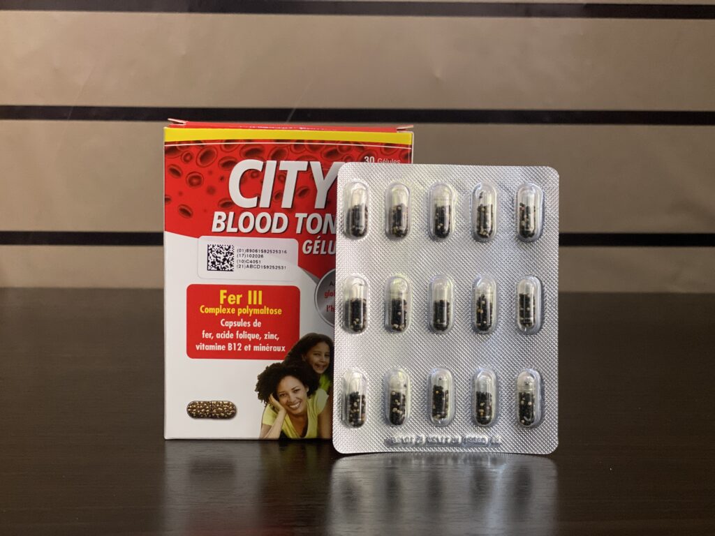 City Blood Tonic Capsules 30’s - Scab Pharmacy Limited