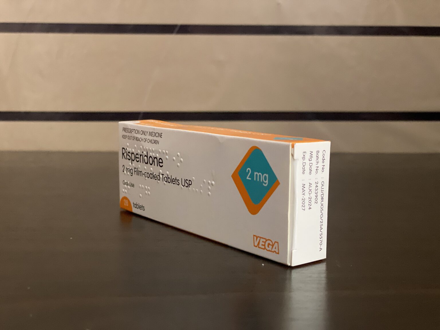 Risperidone 2mg [Vega] Tablets - Scab Pharmacy Limited