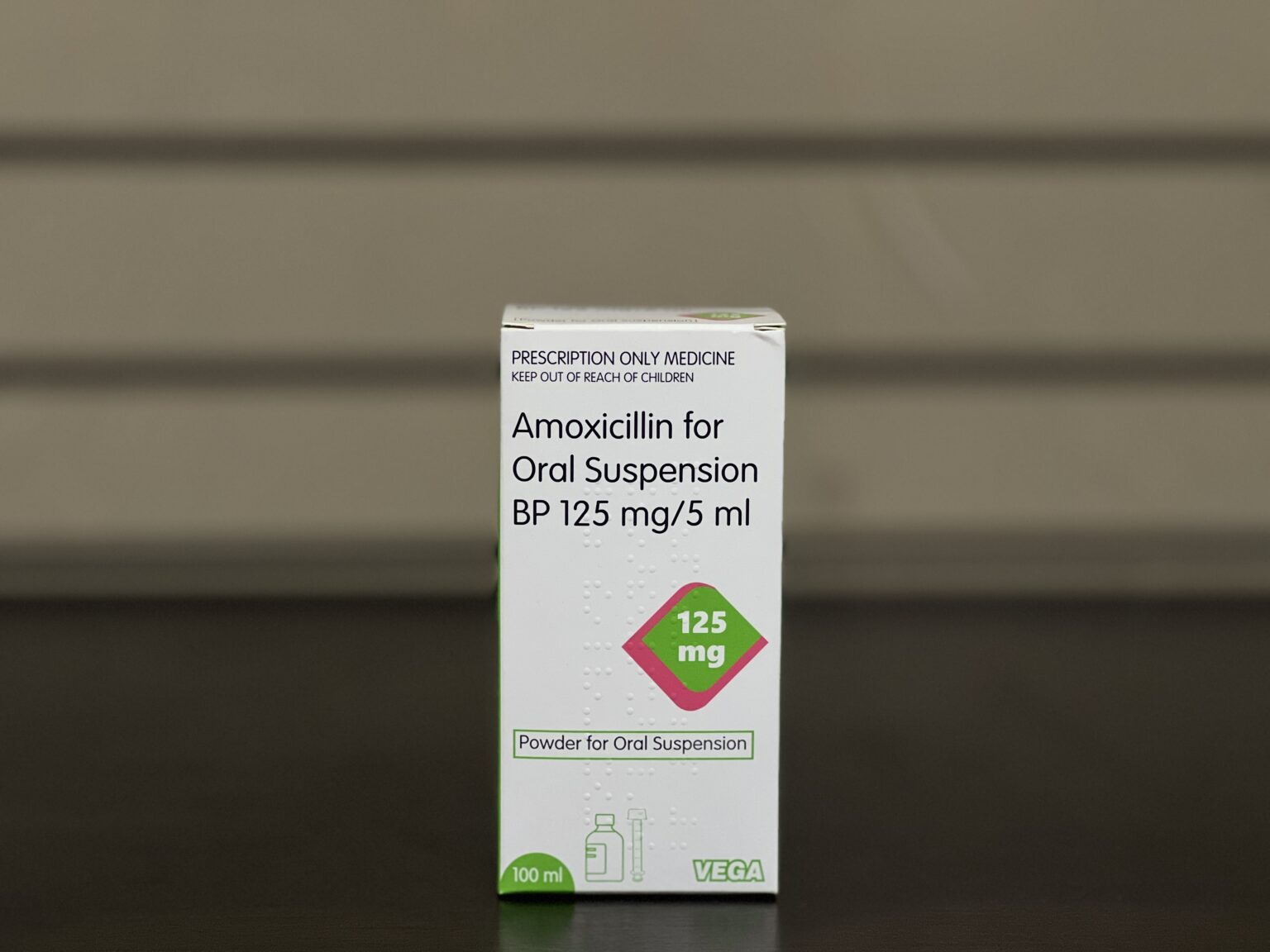 Amoxicillin [Vega] Suspension 125mg/5ml - Scab Pharmacy Limited