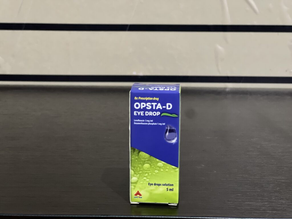 Opsta-D Eye Drop [Levofloxacin + Dexamethasone] - Scab Pharmacy Limited